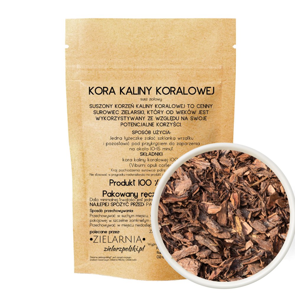 Kora kaliny koralowej 50g ZIELARZPOLSKI.PL - POLSKI ZIELARZ | Sklep ...