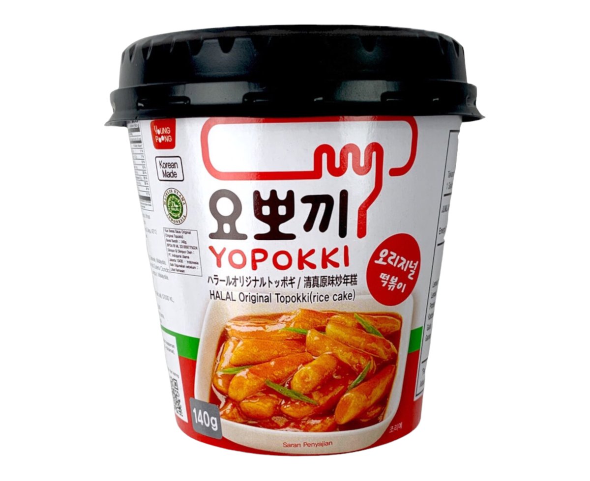 Koreańskie kluski ryżowe instant Yopokki tteokbokki Halal original 140g - Inny producent | Sklep ...