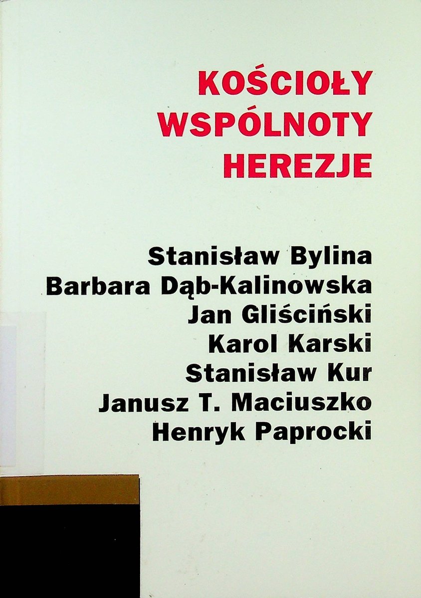 Kościoły Wspólnoty Herezje - W opisie | Książka w Empik