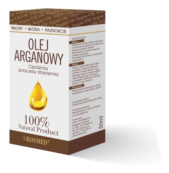 Kosmed, olejek arganowy 100%, 50ml | Sklep EMPIK.COM
