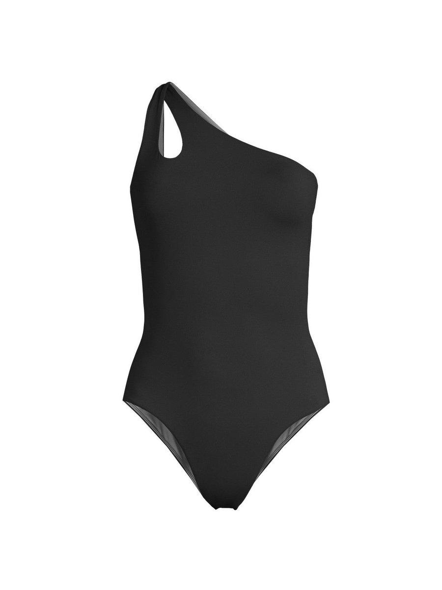 Kostium kąpielowy CASALL One Shoulder Swimsuit czarny - Casall | Moda ...