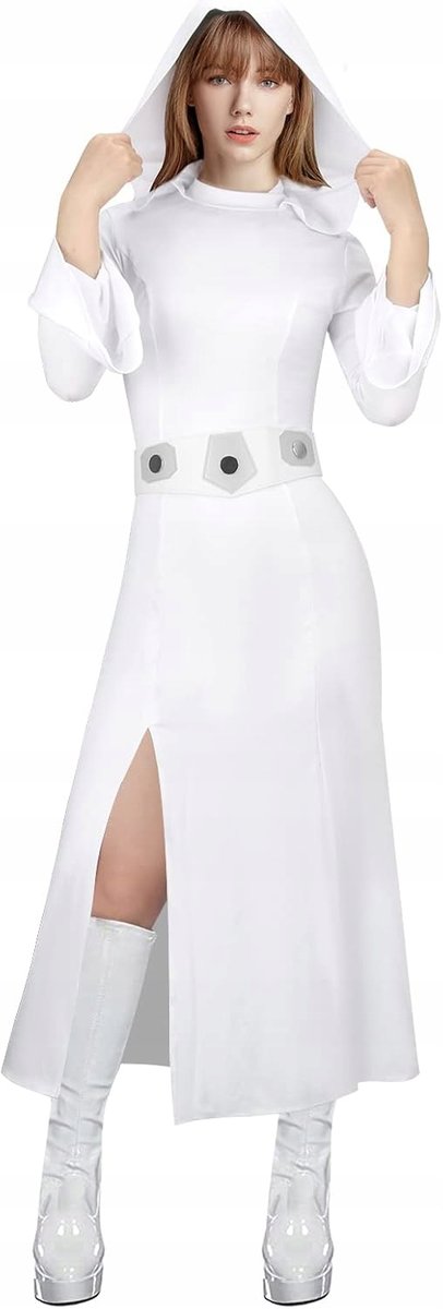 KOSTIUM LEI COSPLAY DLA DOROSŁYCH LEIA STAR WARS KOBIET GWIEZDNE WOJNY ...