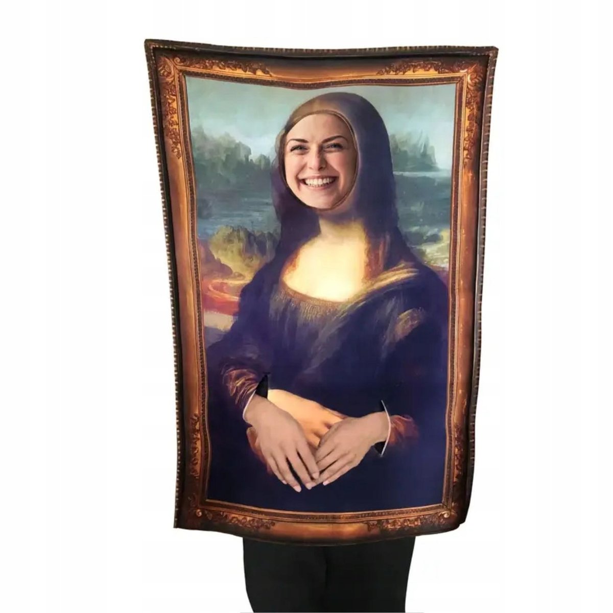 Kostium Mona Lisa Obraz Rama Halloween Cosplay Impreza z Przebraniami ...