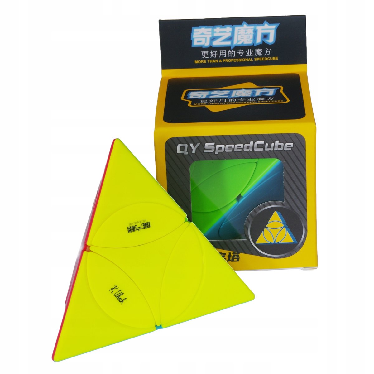 Kostka Qiyi Coin Pyraminx Stickerless - inna (Inny) | Sklep EMPIK.COM