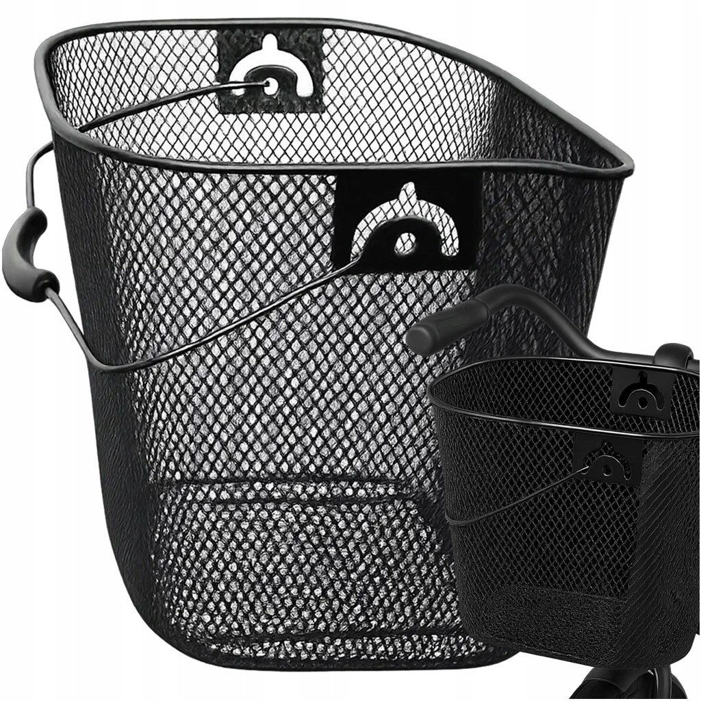 Kosz Na Rower Metalowy Koszyk Rowerowy Duży - MODEUS | Sport Sklep ...