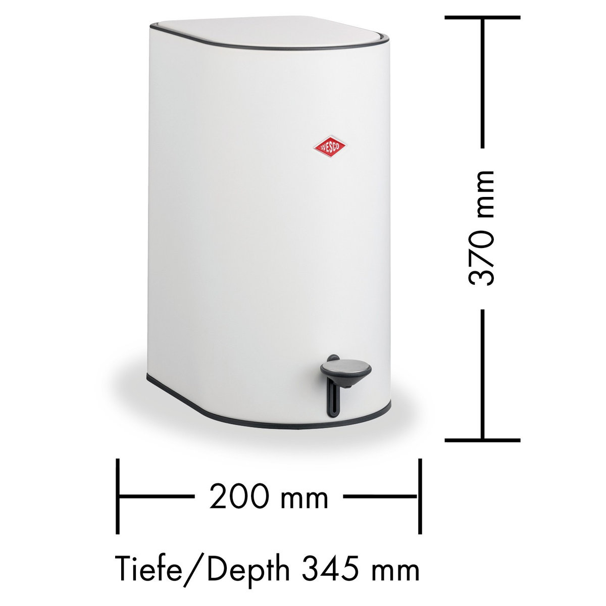 Kosz na śmieci STEP BOY 9l czarny matt - WESCO - Wesco | Sklep EMPIK.COM