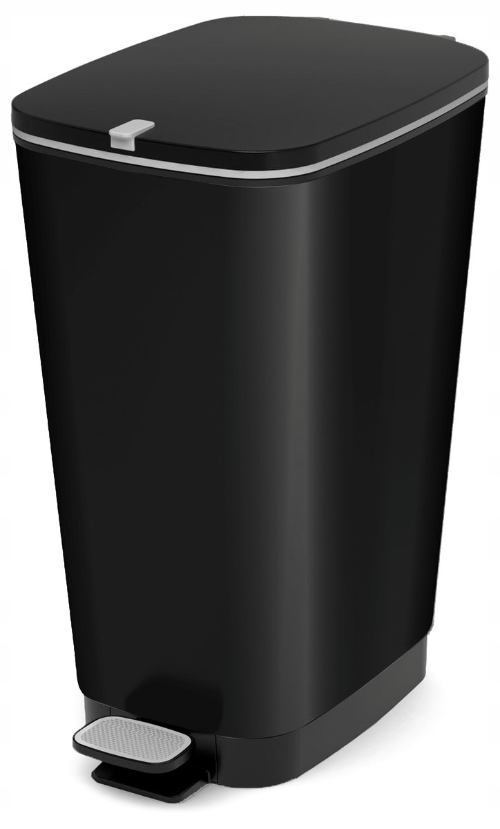 Kosz na śmieci z pedałem Kis Chic Bin 50 L czarny - Kis | Sklep EMPIK.COM
