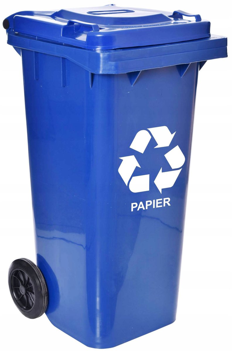 Kosz Śmietnik Pojemnik Na Śmieci Papier Odpady Kosze Do Segregacji 120l ...
