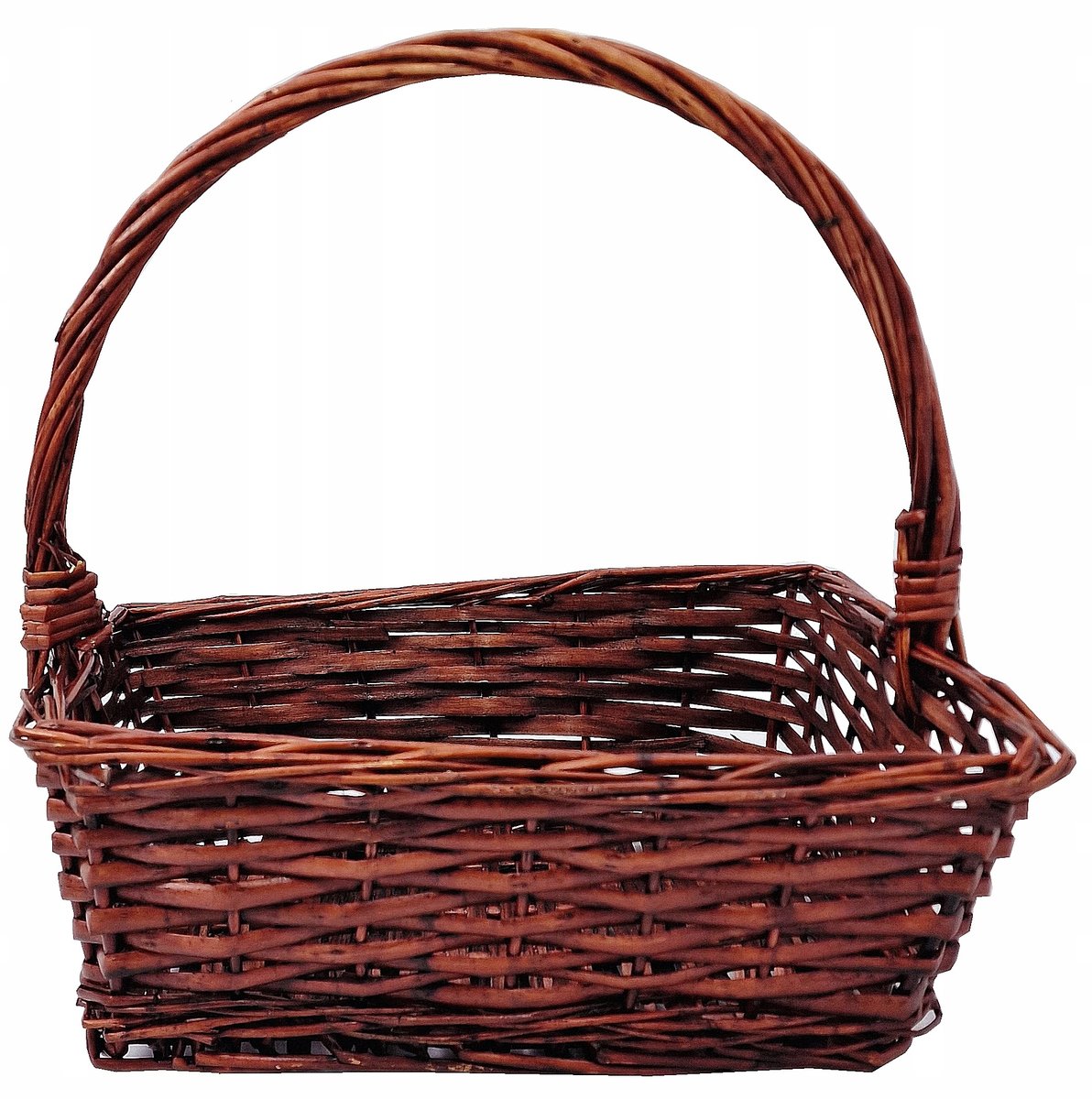 KOSZ WIKLINOWY MOCNY BRĄZOWY KOSZE PREZENTOWE 32 cm M - MADEX | Sklep EMPIK.COM