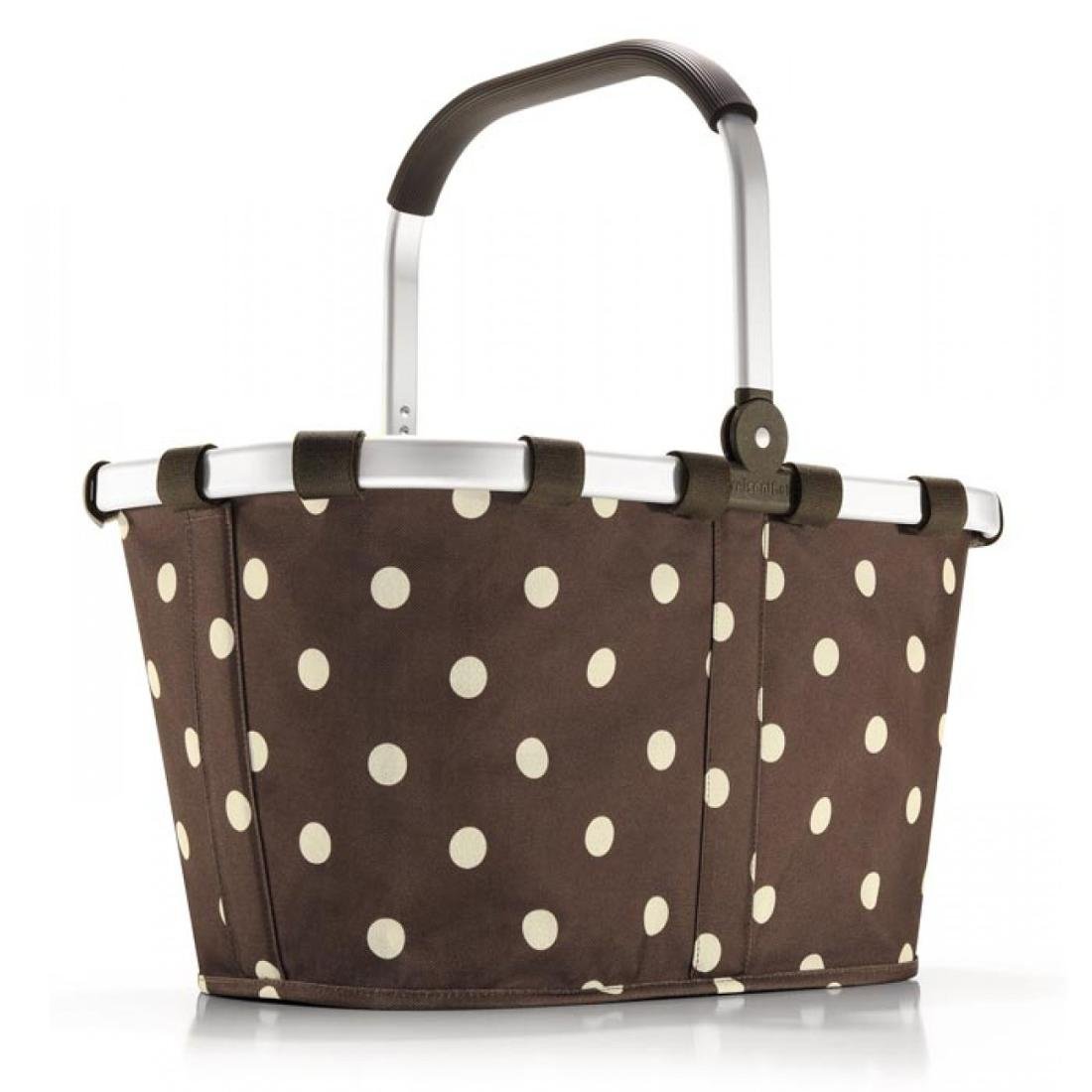 Kosz zakupowy w groch REISENTHEL Carrybag, brązowy, 48x29x28 cm ...