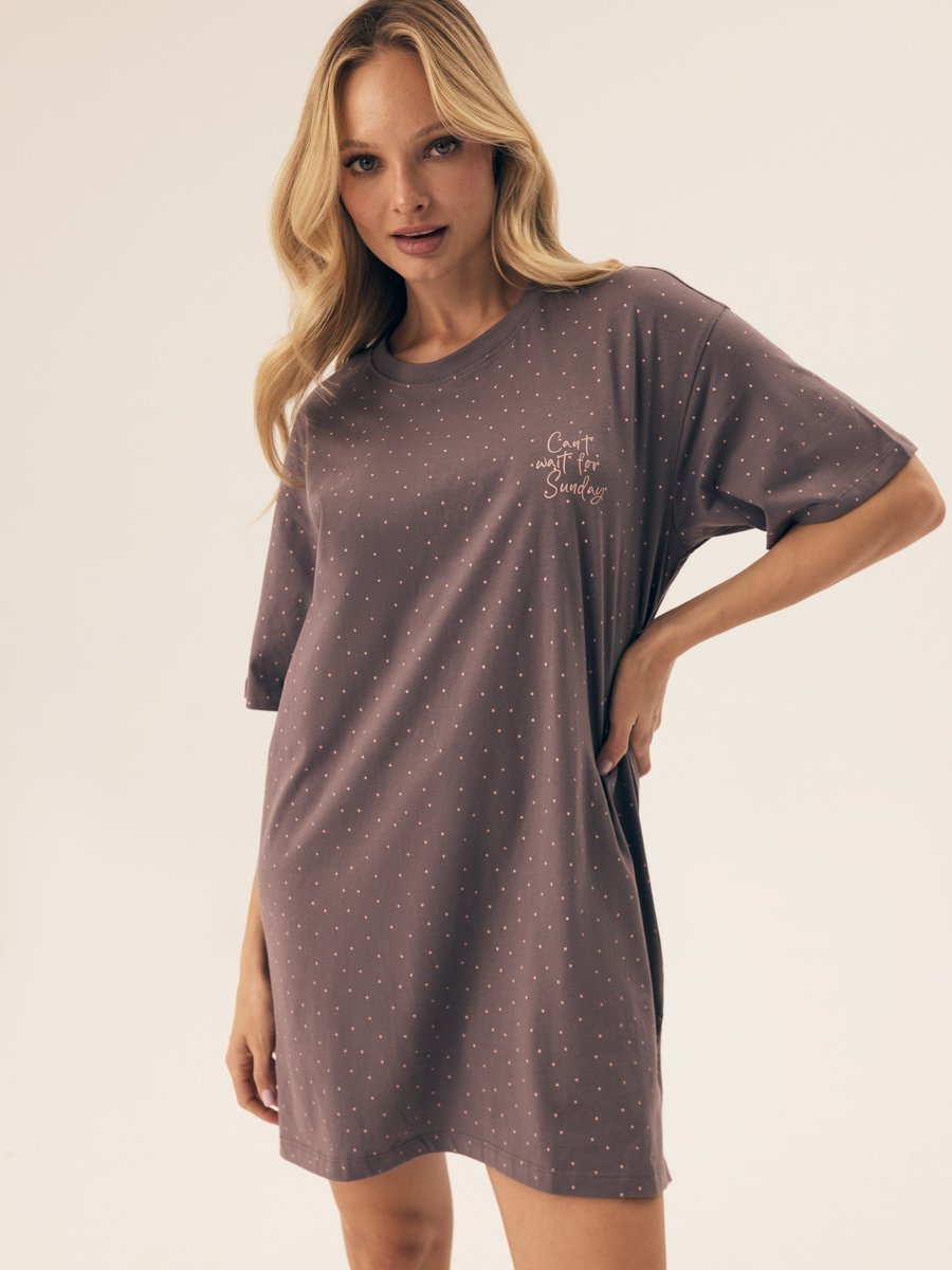 Koszula nocna Renya Esotiq | szary XL - Esotiq | Moda Sklep EMPIK.COM