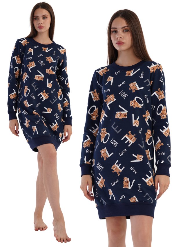 Koszula Nocna Vienetta Gruba Bawełna Ocieplana S - Vienetta | Moda ...