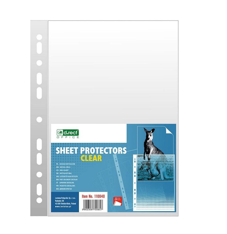 Koszulka A4 Krystaliczna 50Mic 100Szt D.Rect - D.RECT | Sklep EMPIK.COM