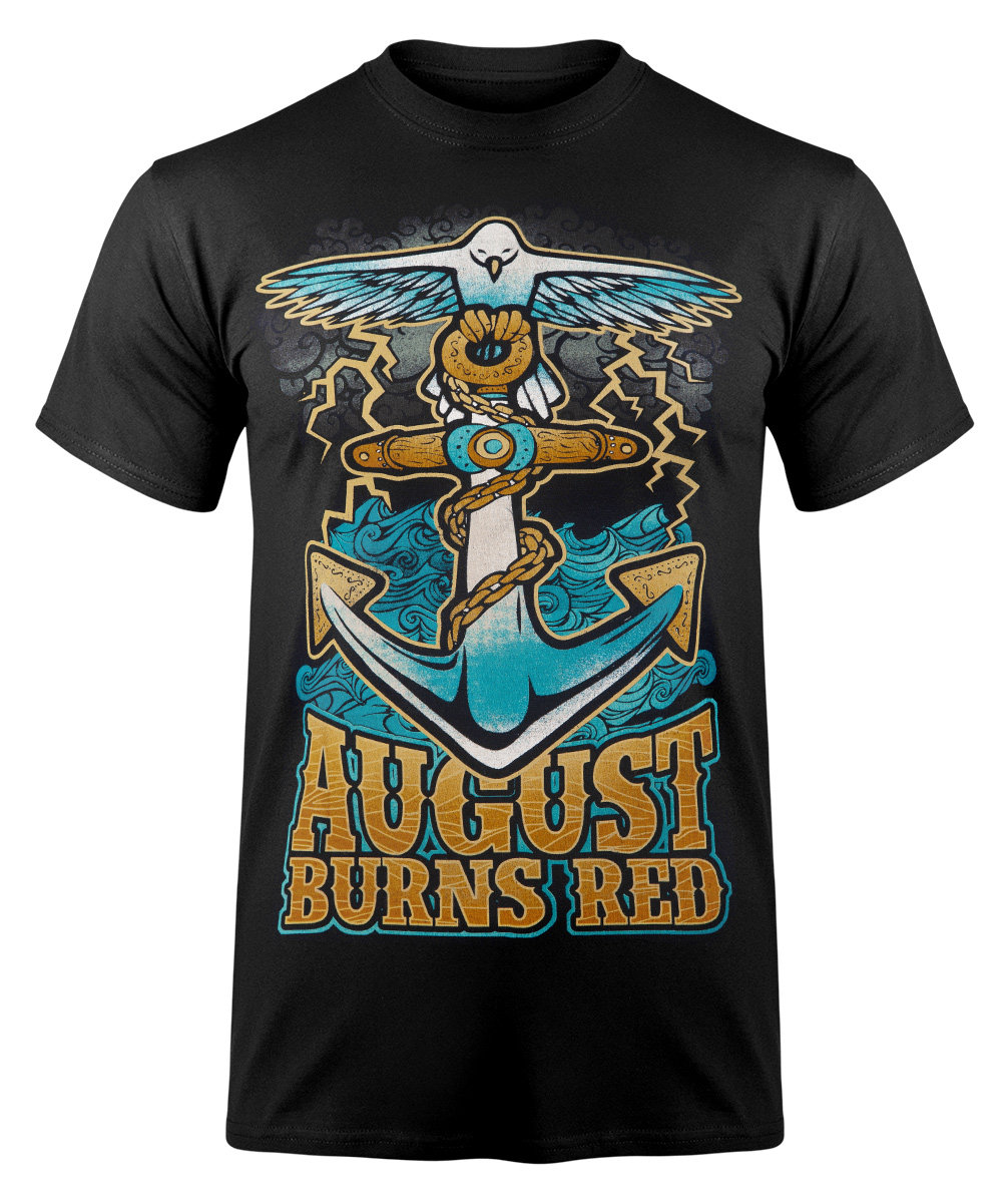 koszulka AUGUST BURNS RED - ANCHOR-S - Inna marka | Moda Sklep EMPIK.COM
