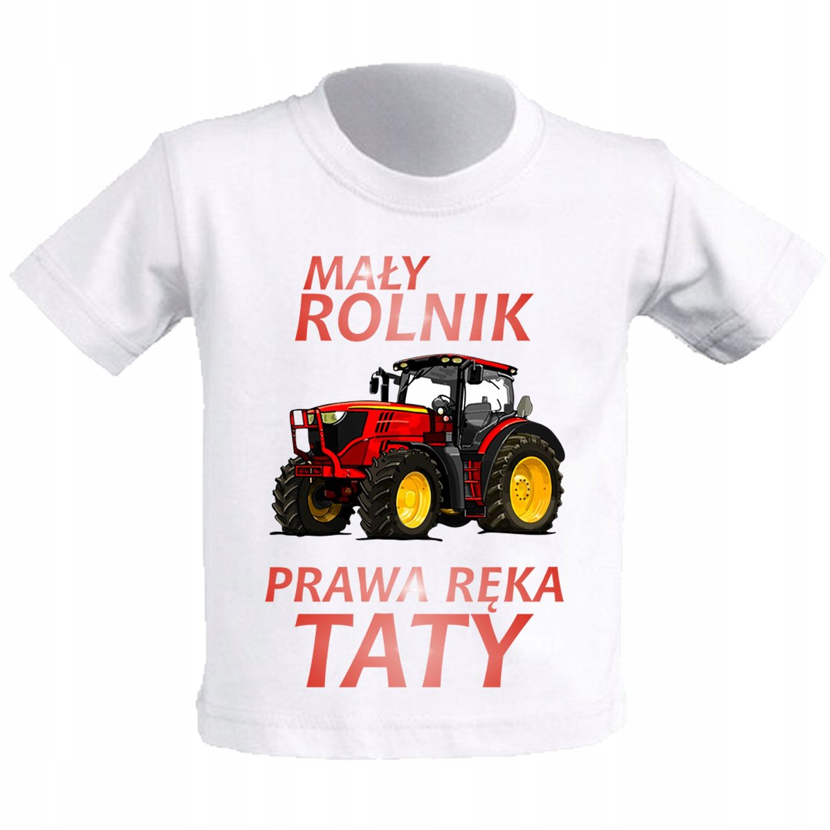 Koszulka bawełniana dziecięca TRAKTOR PRAWA RĘKA TATY 5-6 - Inny ...