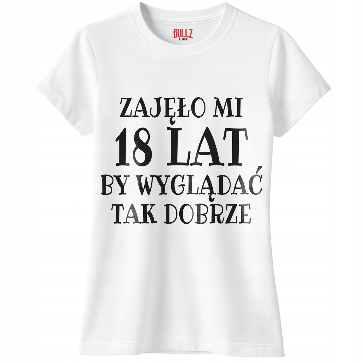 Koszulka biała damska Zajęło Mi 18 Urodziny Prezent Upominek r. M ...