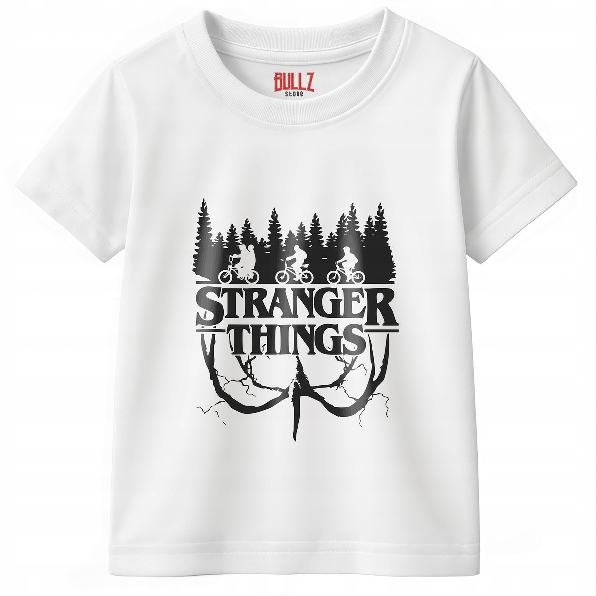 Koszulka biała dziecięca Stranger Things Eleven Hawkins Serial r. 122 ...
