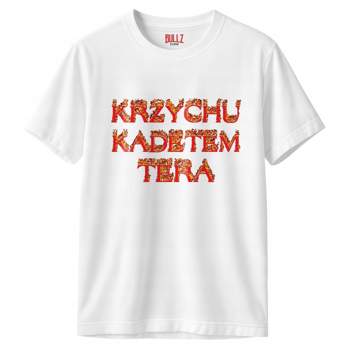 Koszulka biała męska Krzychu Kadetem Tera Memy r. L - Bullz | Moda ...