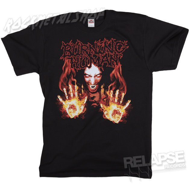 koszulka BURNING HUMAN - BAPTIZED IN FIRE-XL - Pozostali producenci ...
