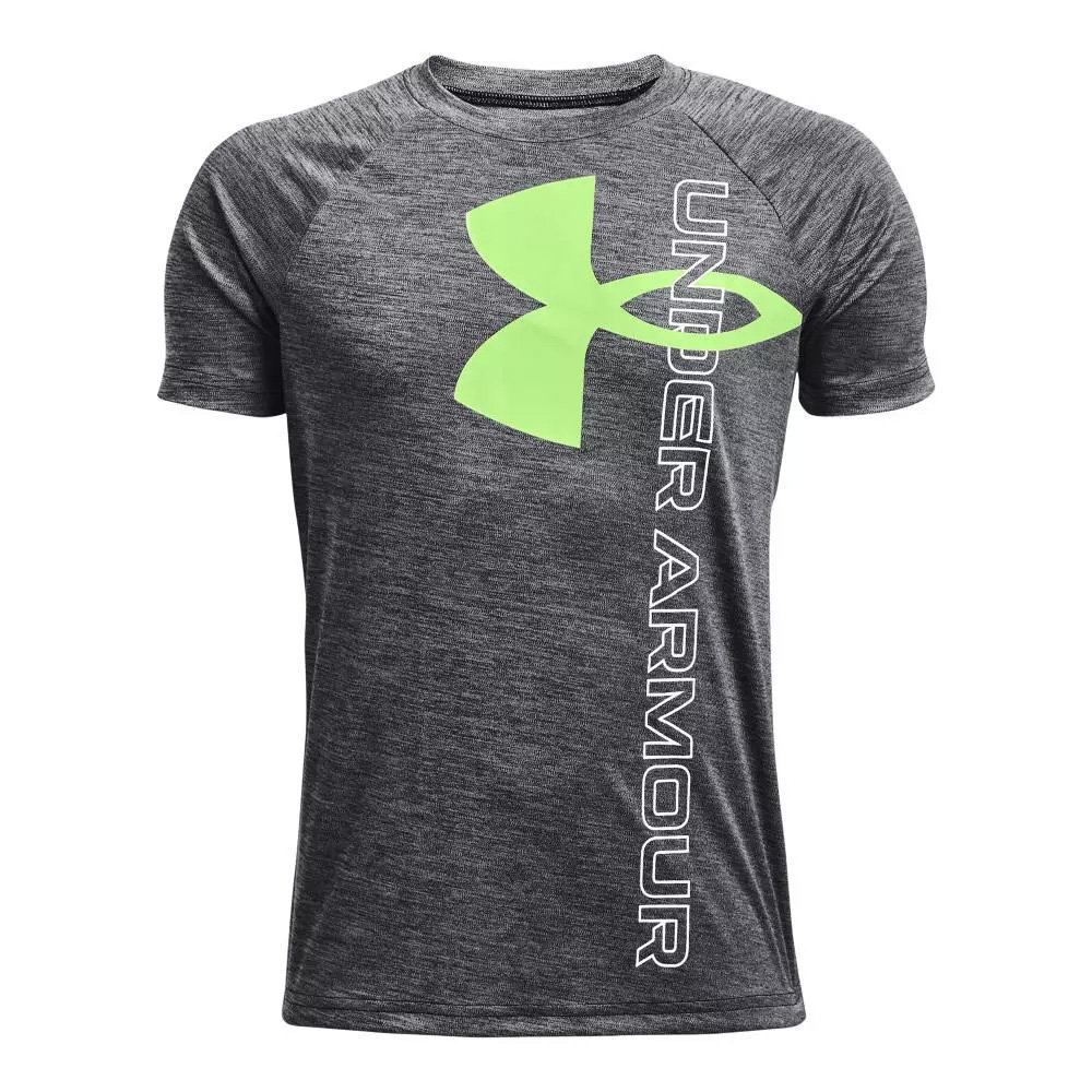 Koszulka chłopięca Under Armour Tech Split Logo Hybrid SS-XL - Under ...