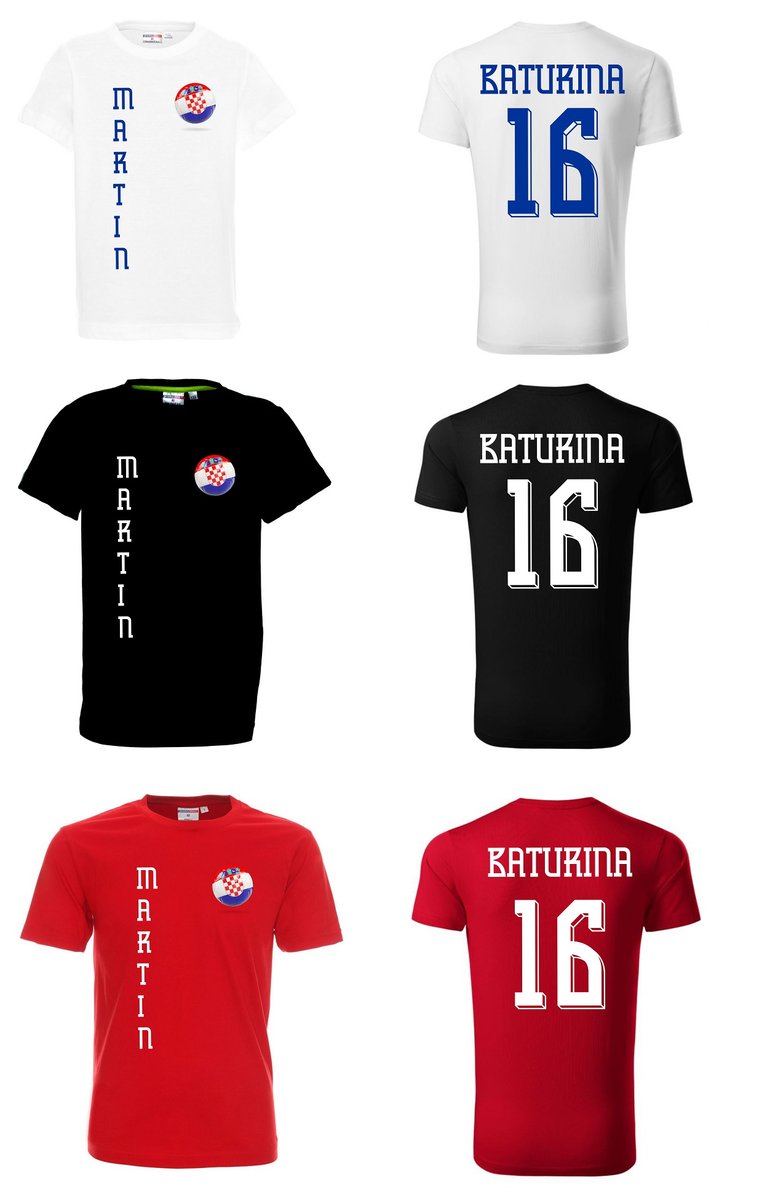 Koszulka Chorwacja MARTIN BATURINA 16 Jr - Inna marka | Sport Sklep ...