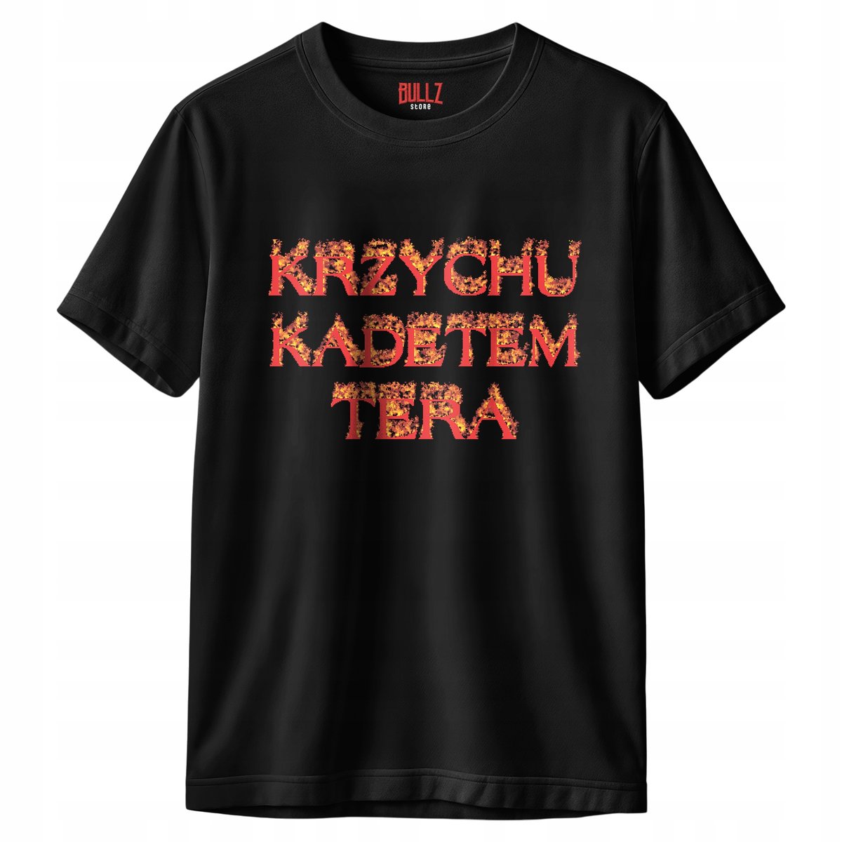 Koszulka czarna męska Krzychu Kadetem Tera Memy r. M - Bullz | Moda ...