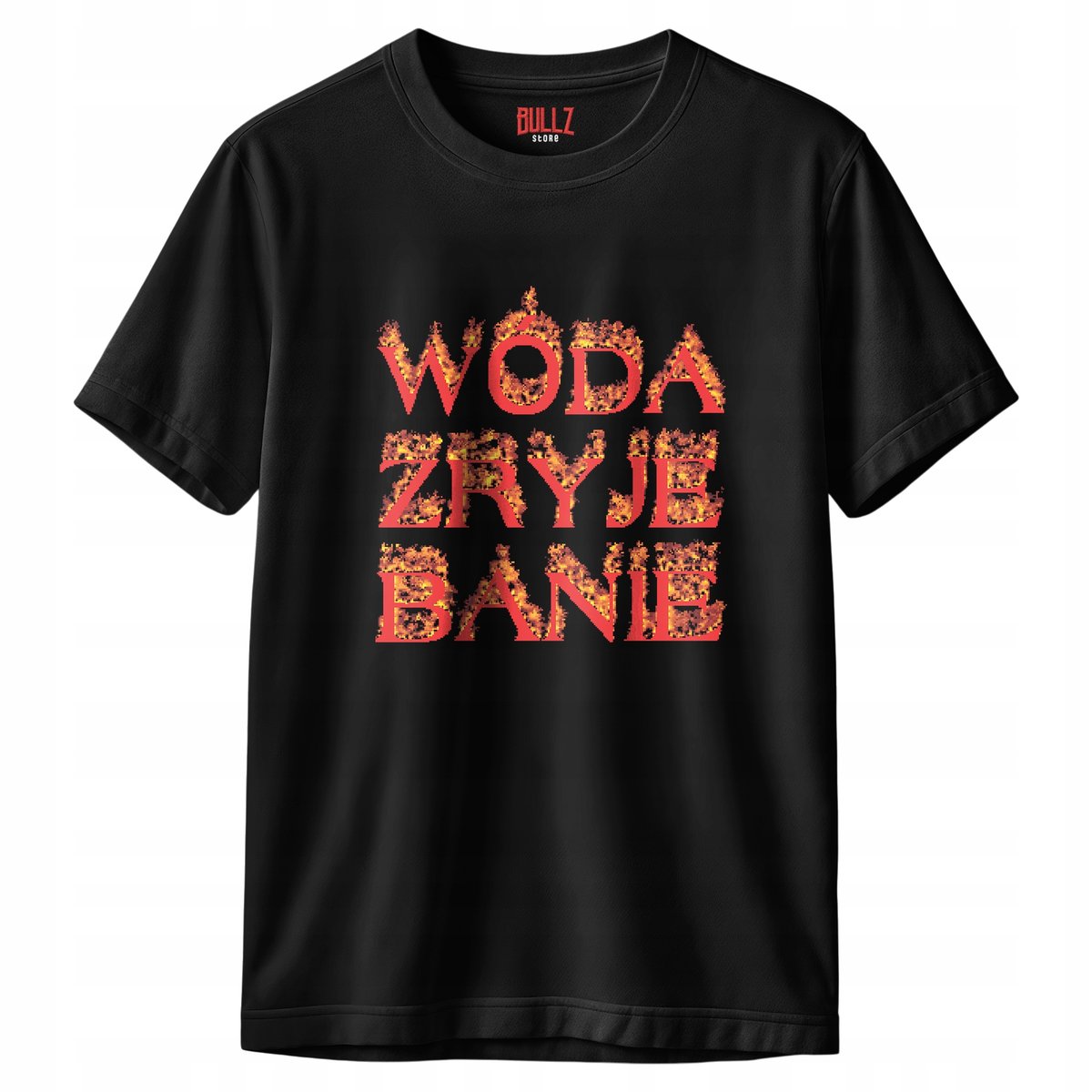 Koszulka czarna męska Wóda Zryje Banie Memy r. S - Bullz | Moda Sklep ...