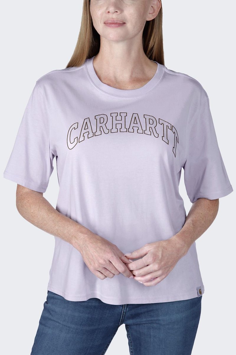 Koszulka damska bawełniana Carhartt Lightweight Graphic Lilac Haze - L - Carhartt | Sport Sklep ...