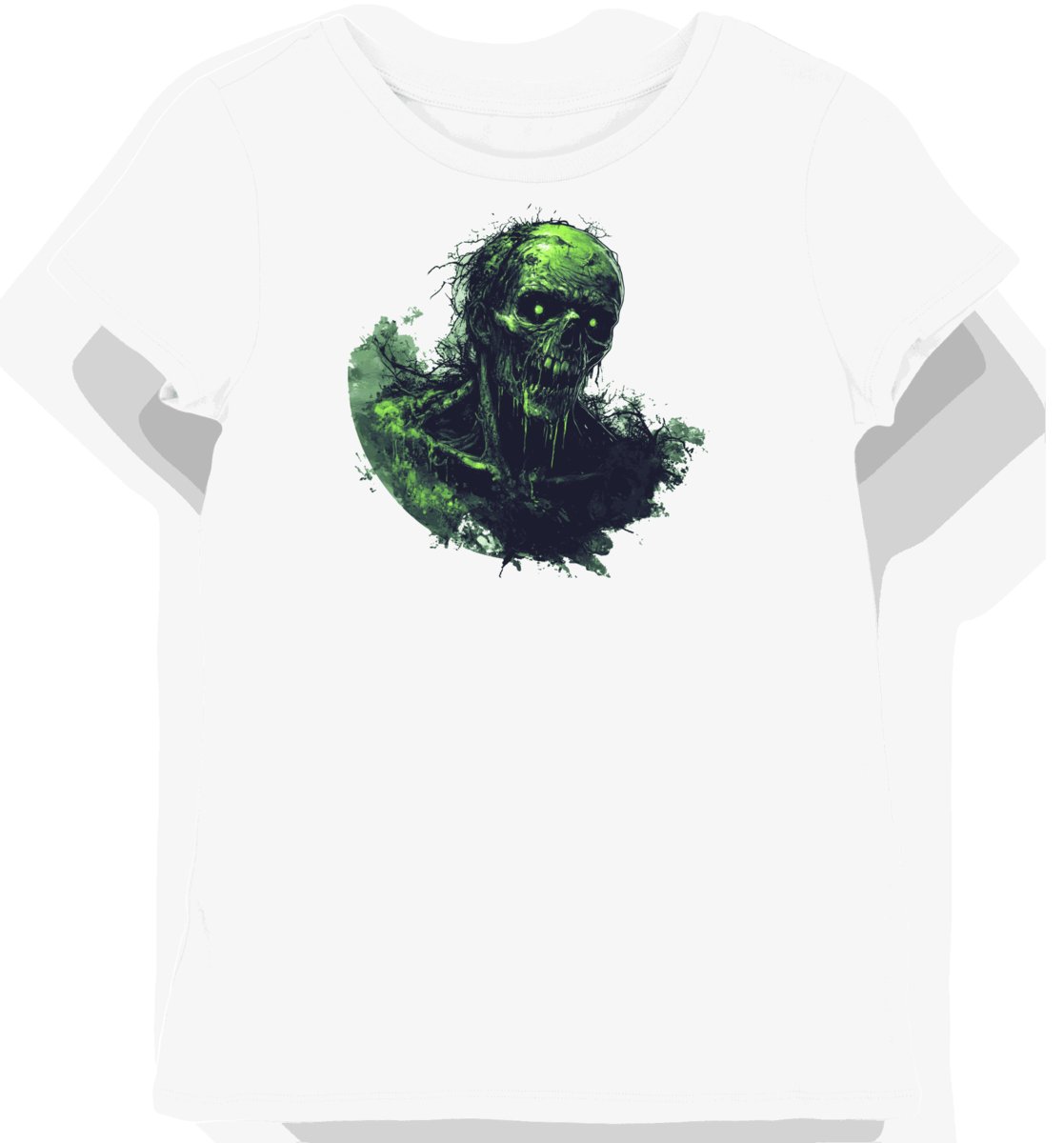 Koszulka damska biała z motywem zgnilizny zombie L - KozakNadruki ...