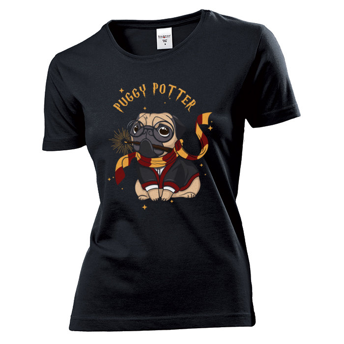 Koszulka damska Puggy Potter Mops Pies L - VoloDonum | Moda Sklep EMPIK.COM