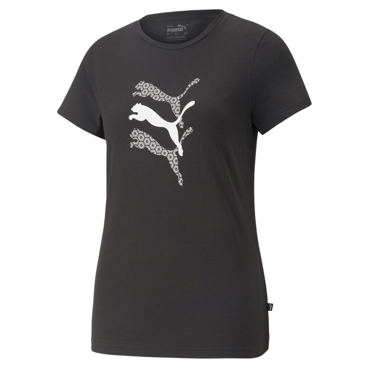 Koszulka damska Puma Graphics Laser Cut czarna 67445301-S - Inna marka ...