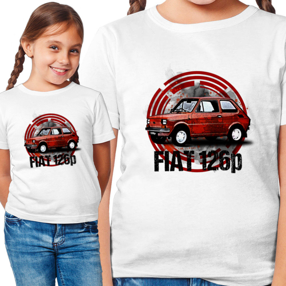Koszulka dziecięca Auta PRL Mały Fiat 126P L - VoloDonum | Sklep EMPIK.COM