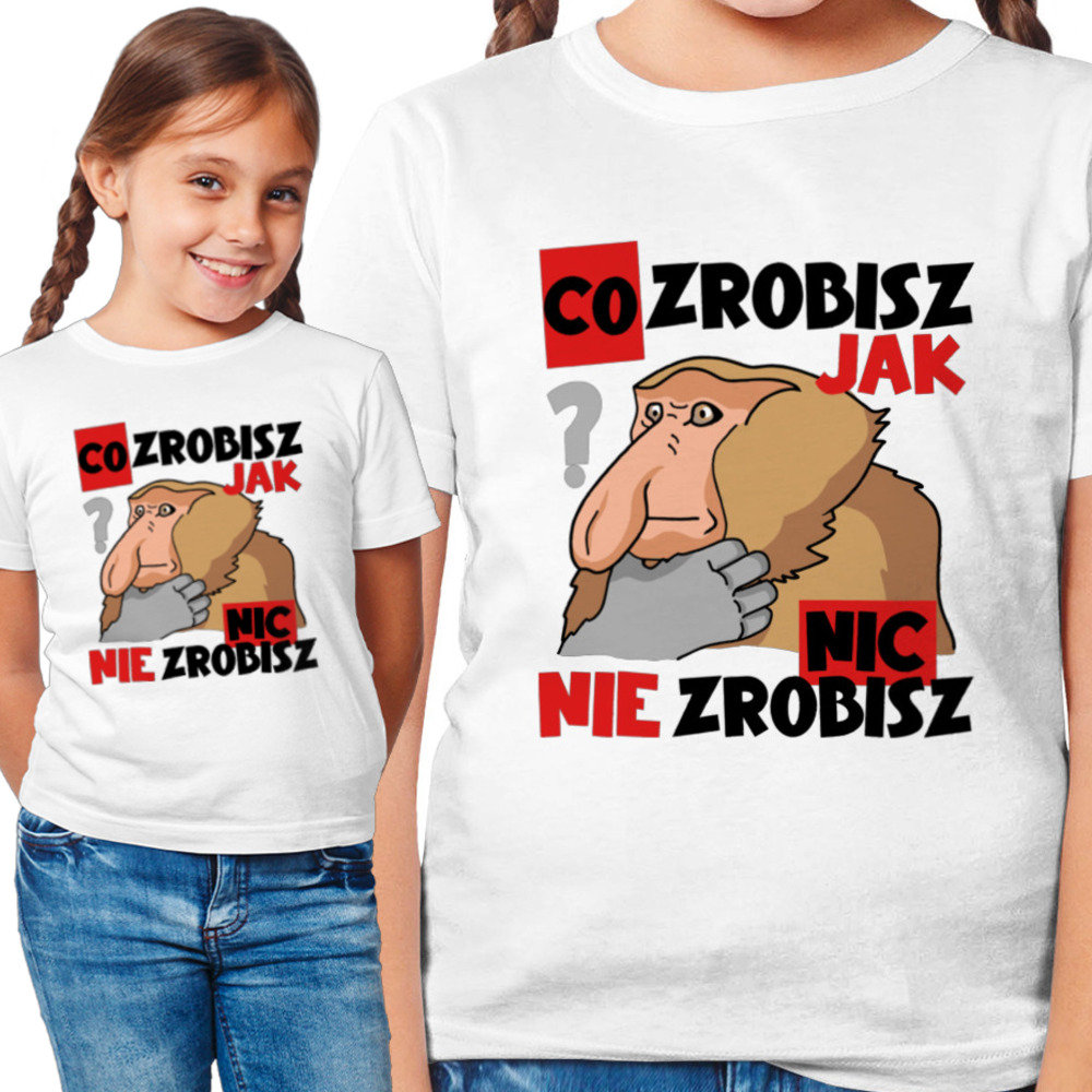 Koszulka dziecięca Nosacz Janusz Filozof Co Zrobisz Jak Nic Nie Zrobisz ...
