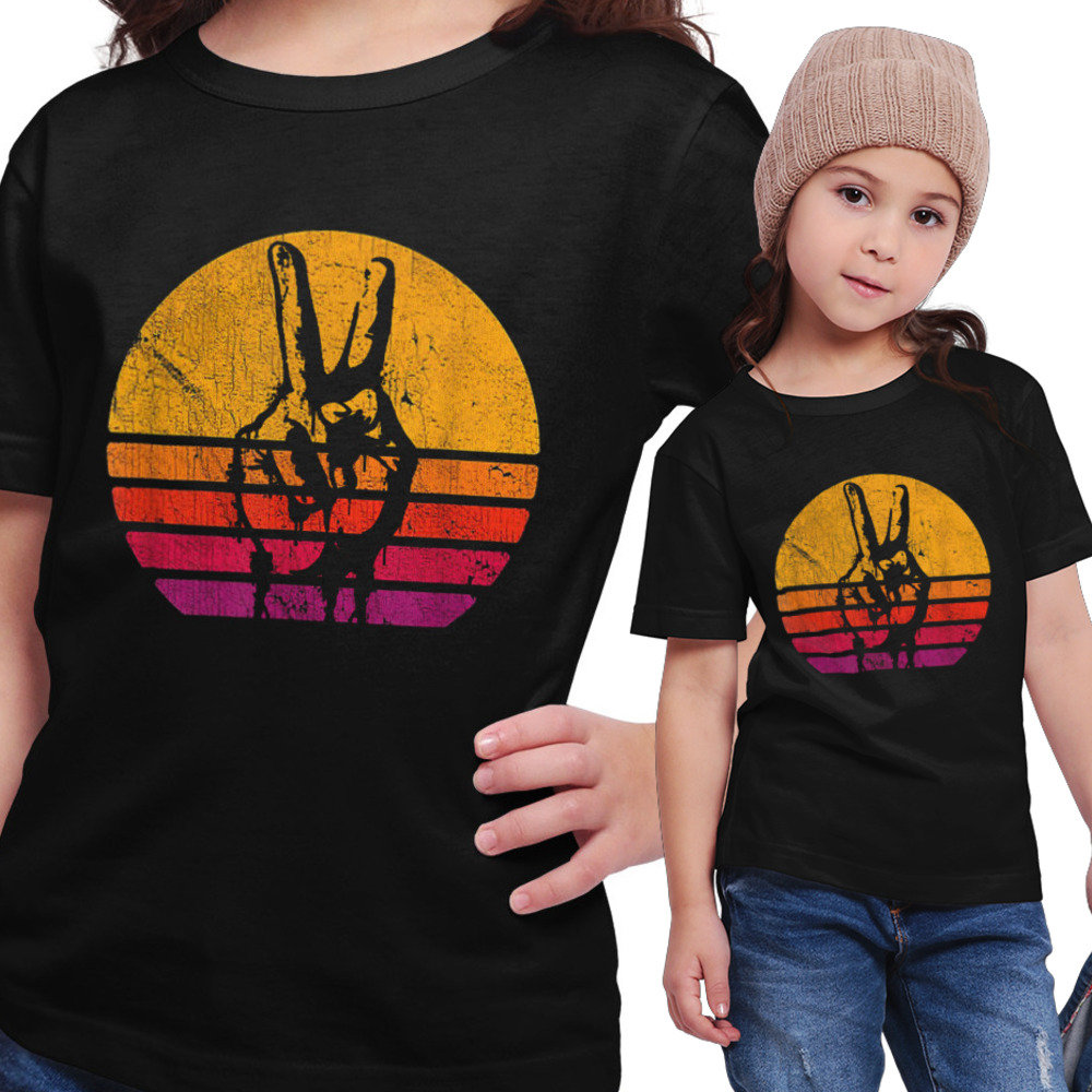 Koszulka dziecięca Peace Love Znak Pokoju Vintage L - VoloDonum | Sklep ...