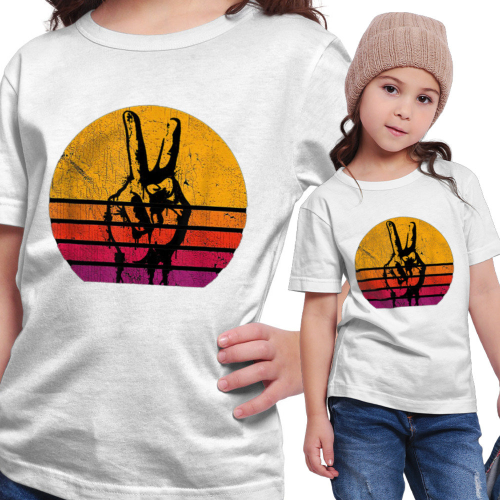 Koszulka dziecięca Peace Love Znak Pokoju Vintage M - VoloDonum | Sklep ...