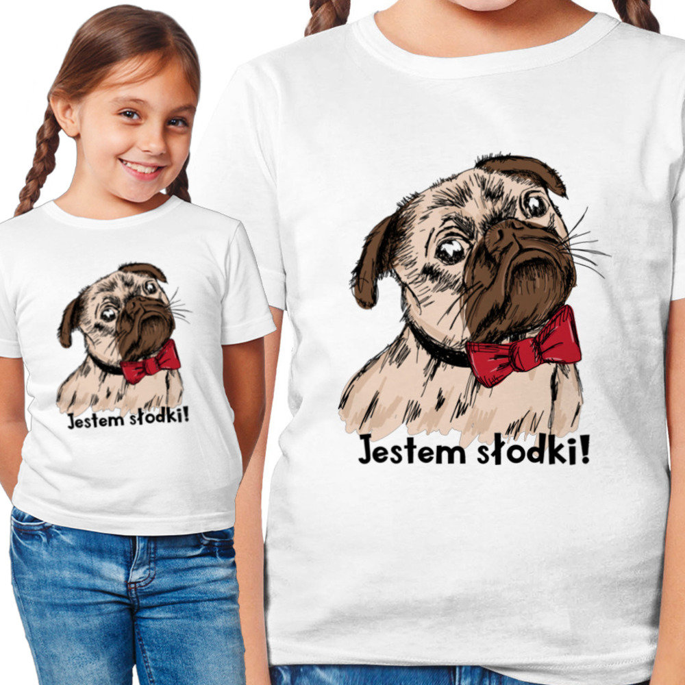 Koszulka dziecięca Słodki Mops Mopsik S - VoloDonum | Sklep EMPIK.COM
