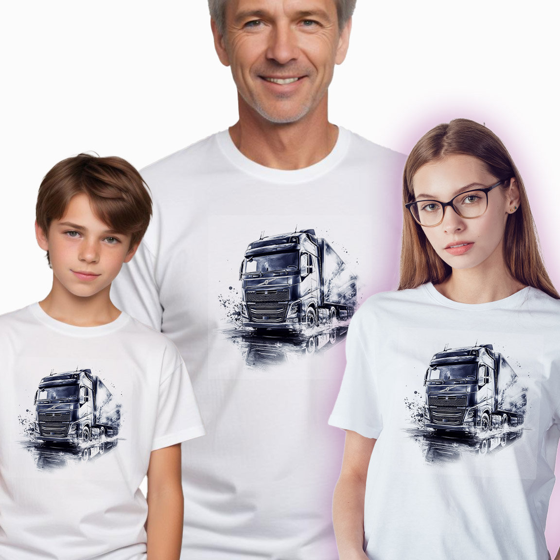 Koszulka dziecięca urodziny auto Volvo Tir 1 biała XL (12-14 lat) - UNIQ | Motoryzacja EMPIK