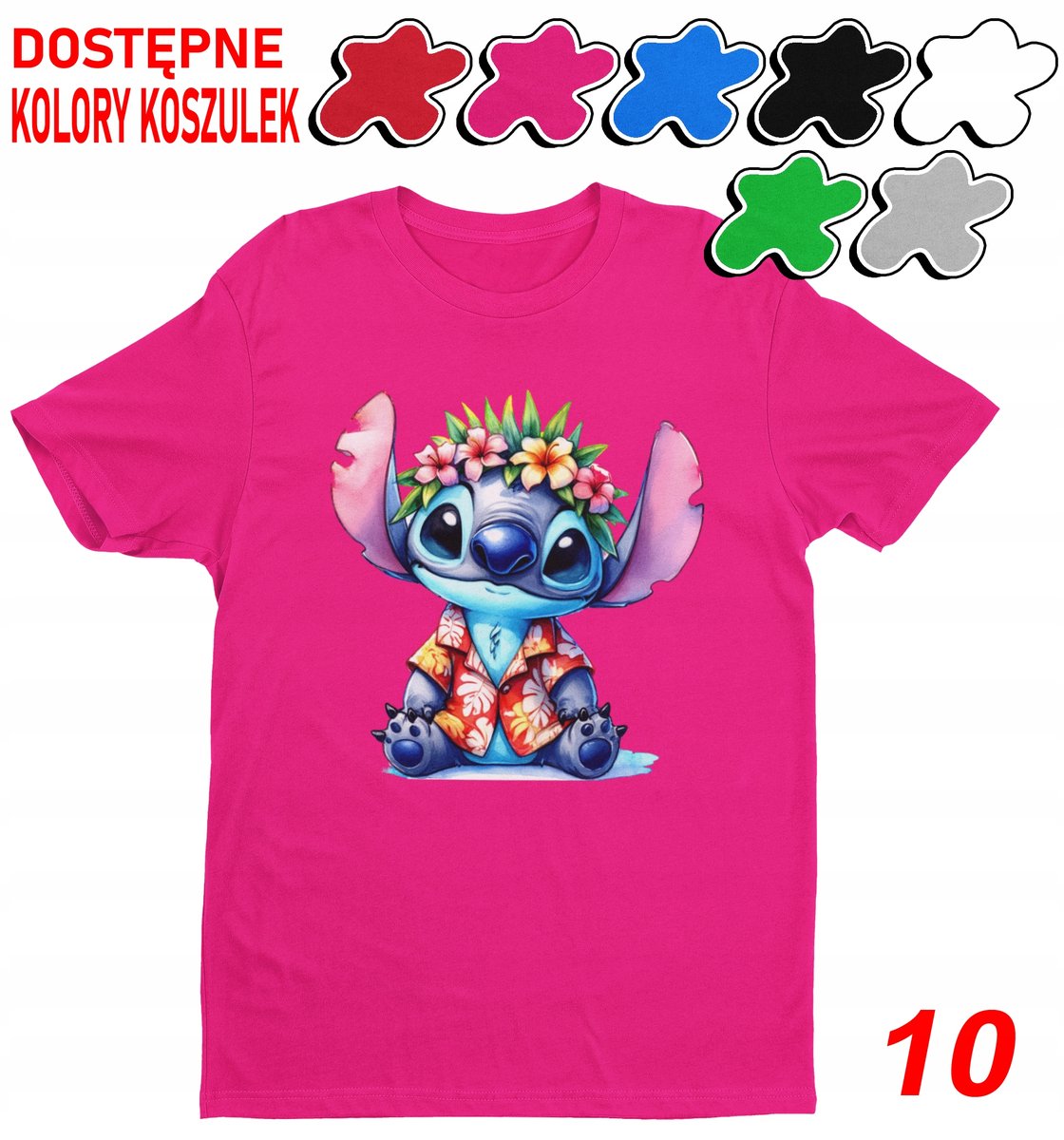 Koszulka Dziecięca Z Nadrukiem Stitch Stich Angel Dużo Wzorów -L 146-152 - Inna marka | Sklep ...