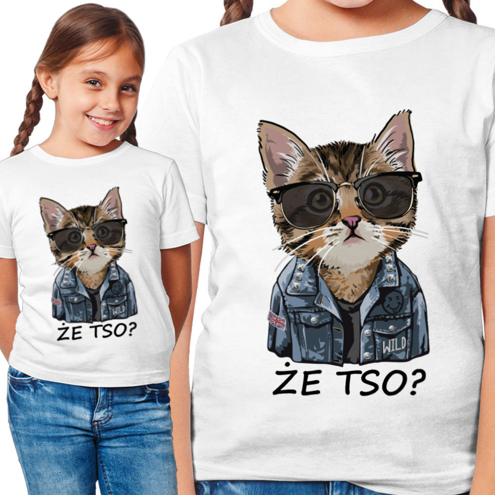 Koszulka dziecięca Że Tso? Kot Kotek - VoloDonum | Sklep EMPIK.COM