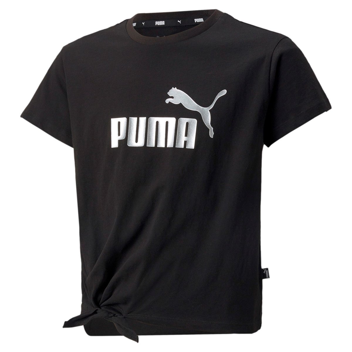 Koszulka dziewczęca Puma ESS+ LOGO KNOTTED czarna 84695601-164 - Puma ...