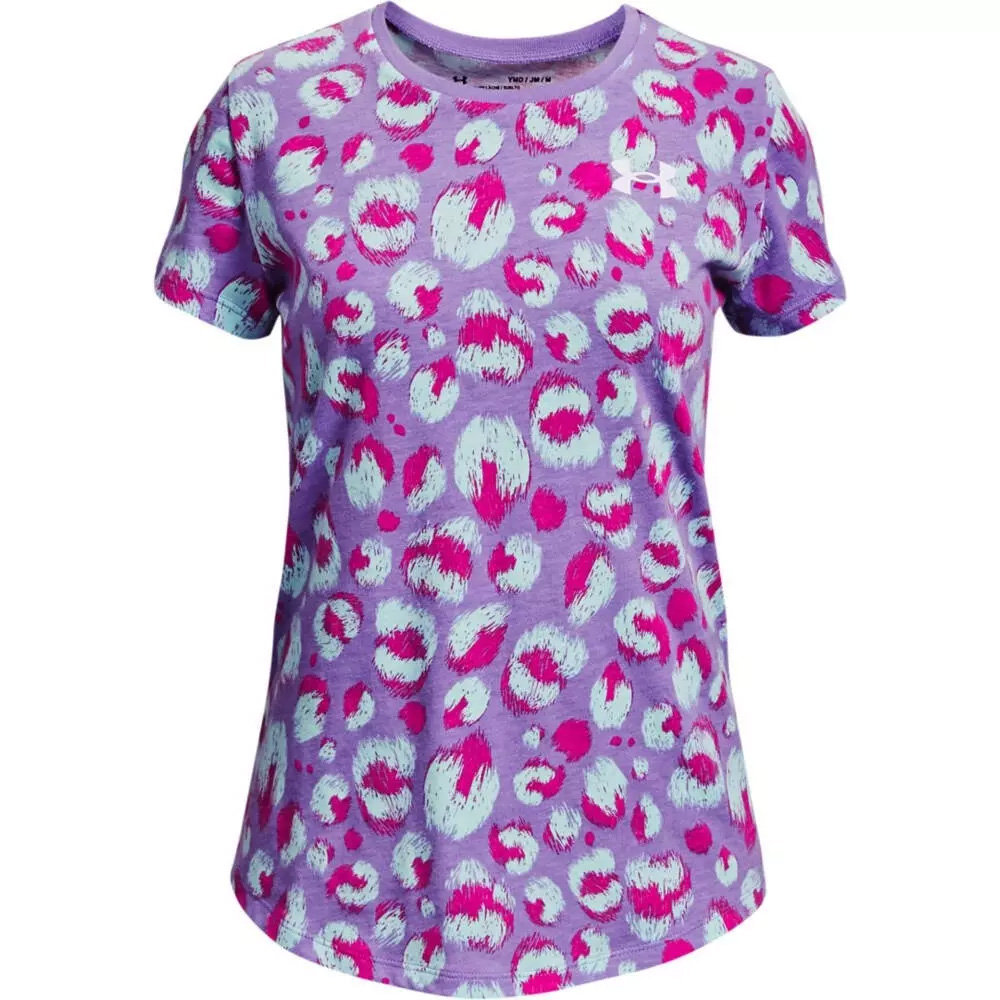 Koszulka dziewczęca Under Armour Live Fierce Instinct Print SS-M ...