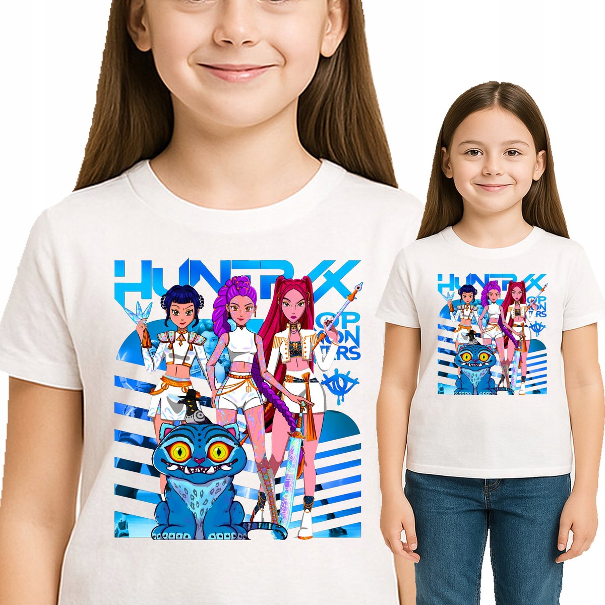 KOSZULKA Huntrix Hunters K-POP Demon RUMI MIRA ZOEY DERPY 128 3572 ...