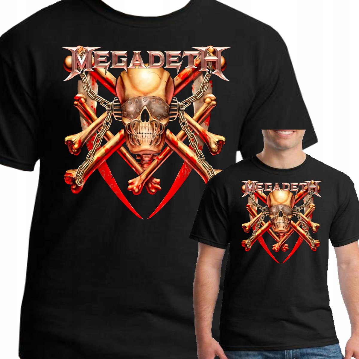 Koszulka Megadeth Heavy Metal Xl 3263 Czarna - Inna marka | Moda Sklep ...
