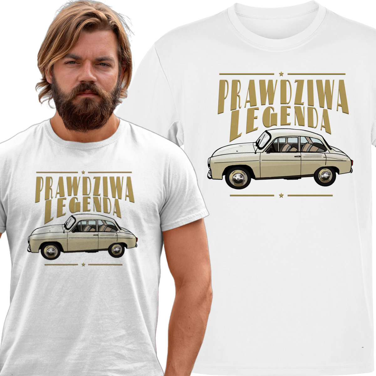 Koszulka męska Auta Legendy PRL SYRENA XXL - VoloDonum | Moda Sklep ...