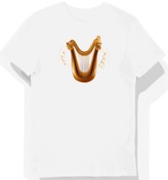 Koszulka męska biała z motywem liry Apolla 5855 L - KozakNadruki | Moda ...