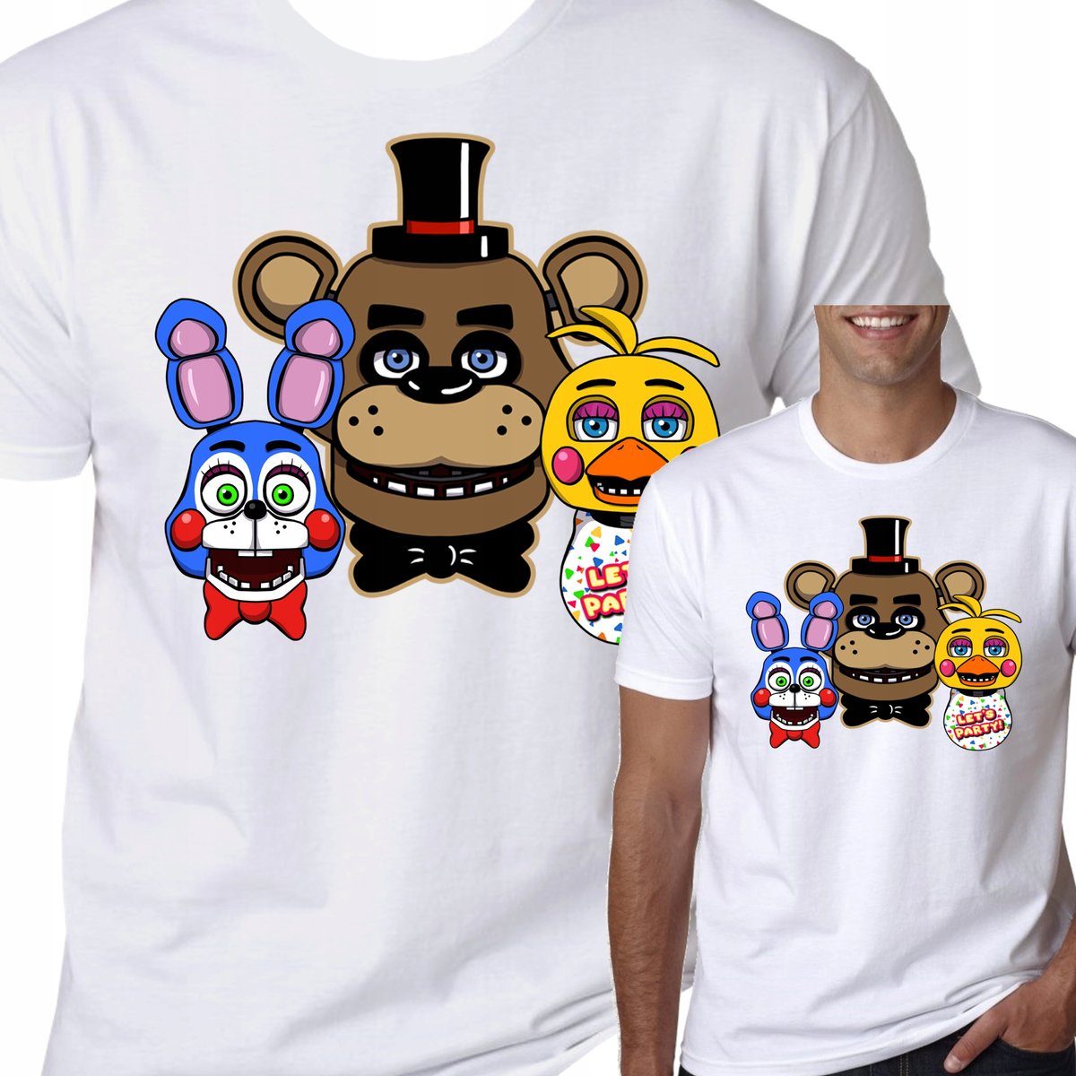 Koszulka Męska Five Nights Freddys Fnaf Xl 3009 - Inna marka | Moda ...