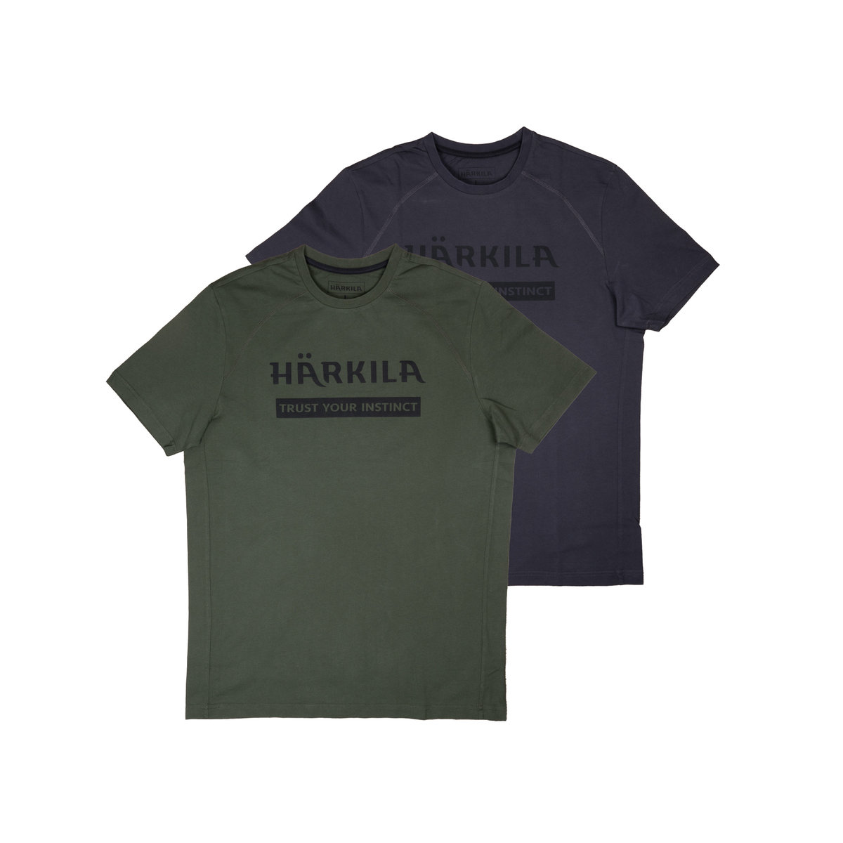 Koszulka męska Härkila logo dwupak Duffel green / Phantom 3XL - Harkila ...