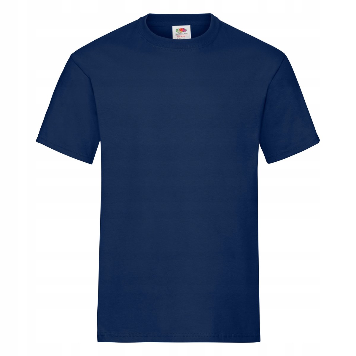 Koszulka Męska Heavy Navy r. 3XL - FRUIT OF THE LOOM | Moda Sklep EMPIK.COM