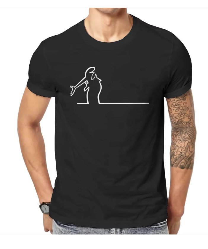 KOSZULKA MĘSKA LA LINEA BALUM BALUM Z NADRUKIEM ŚMIESZNE KOSZULKI ...