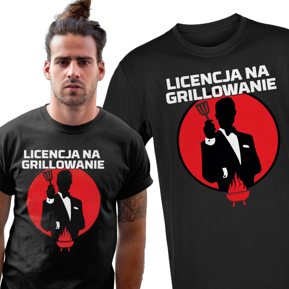 Koszulka męska Licencja Na Grillowanie Agent 007 XXL - VoloDonum | Moda ...